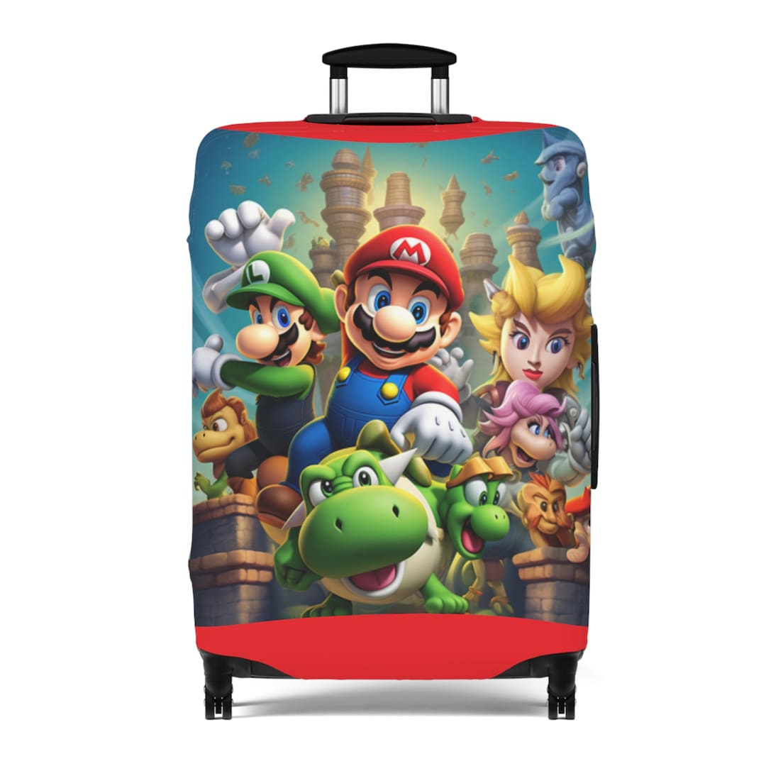 Mario and Luigi Luggage Cover - Etsy