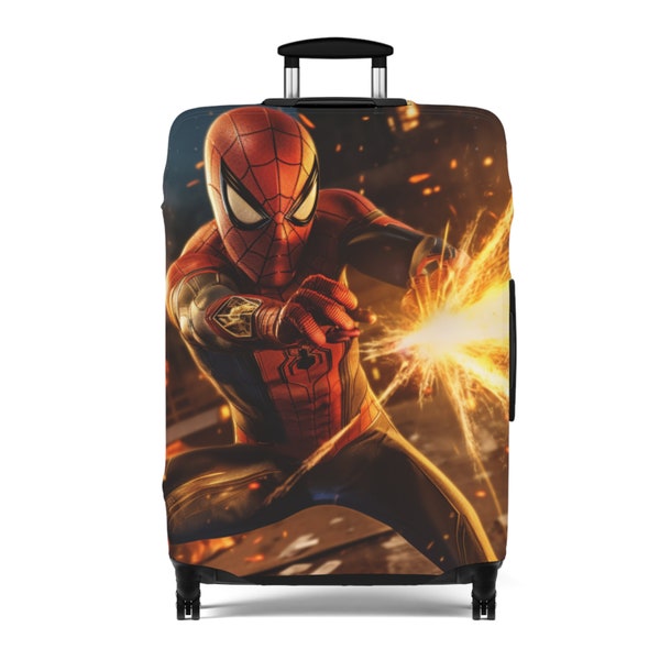 Spiderman Luggage Cover - Etsy