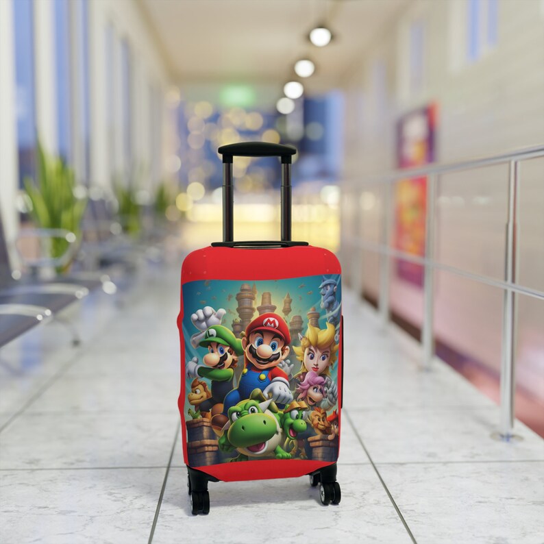 Mario and Luigi Luggage Cover - Etsy