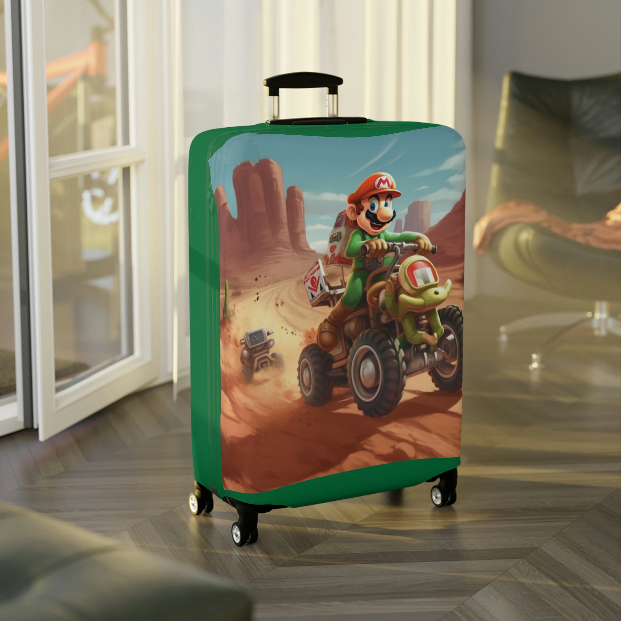 Luggage Cover Luigi, Mario Brothers Luggage Cover, Super Mario World ...