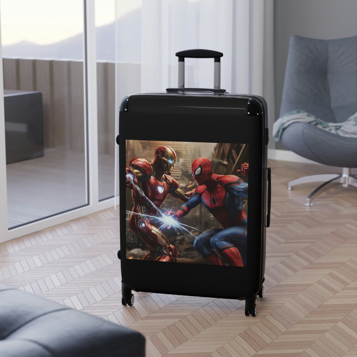 Iron Man & Spider-man Suitcase - Etsy