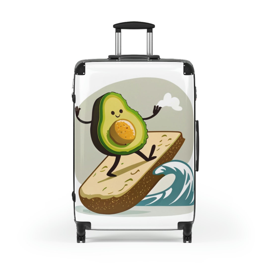 Avocado Suitcase - Etsy