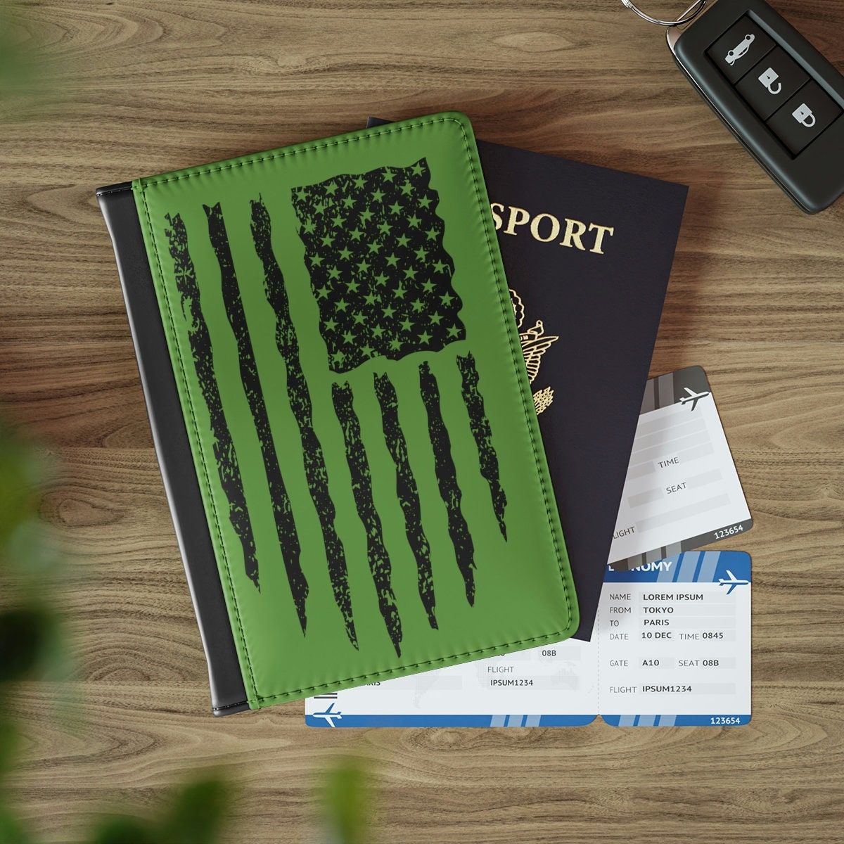 Patriotic American Flag Passport Cover Protect Passport Cover For Him And Her Etsy