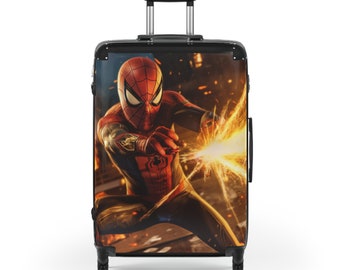 Spiderman Suitcase Cabin Travelling Super Hero Gifts Birthday ...