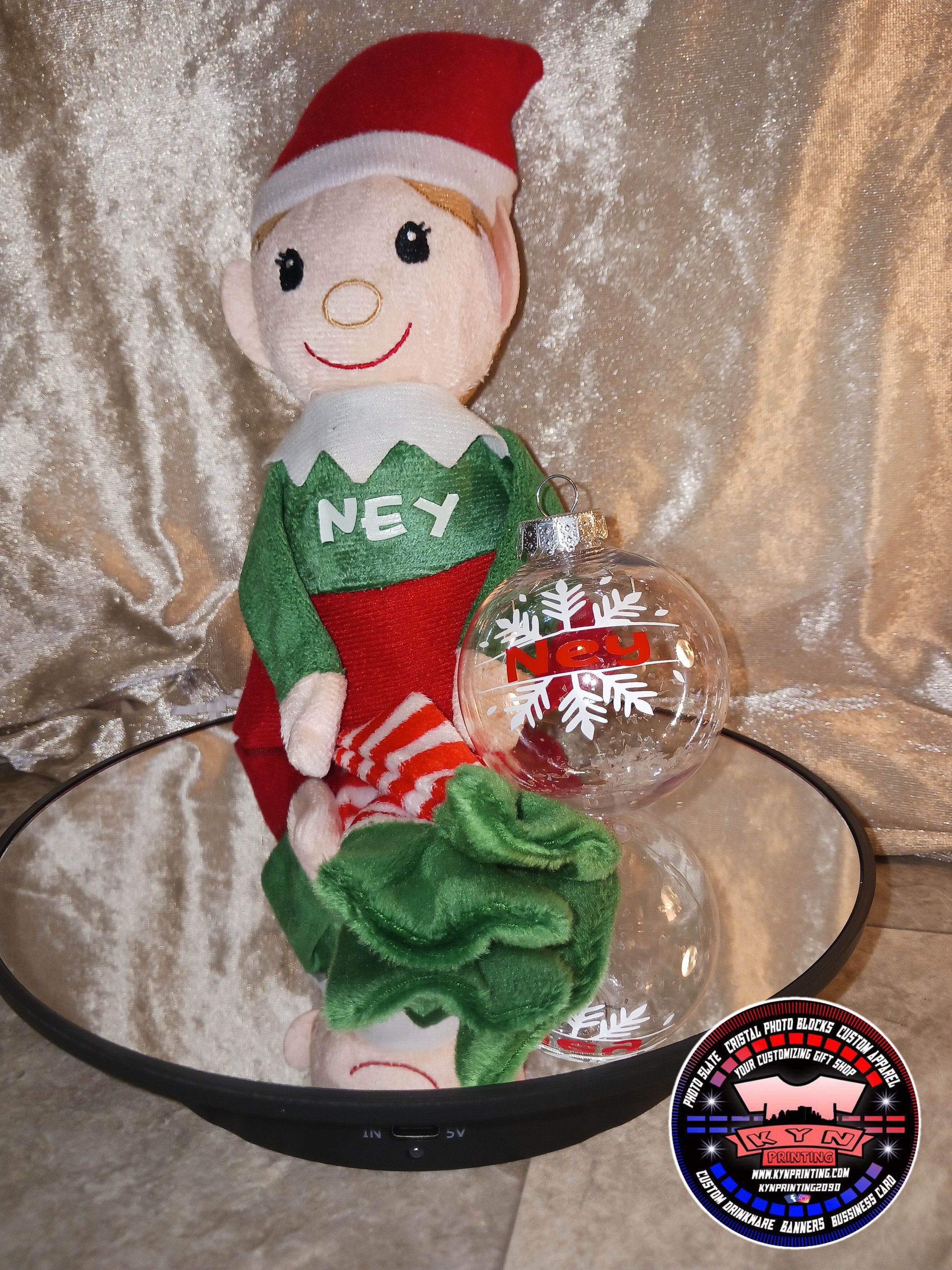 Christmas Magic Box, Santa Cam, Personalized Elf and Ornament - Etsy