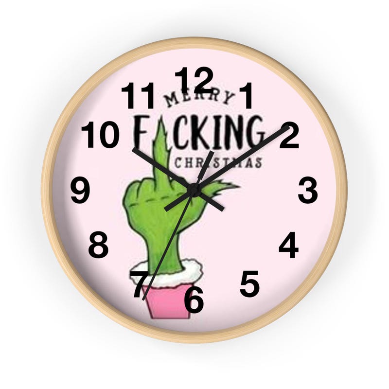 Grinch Clock - Etsy