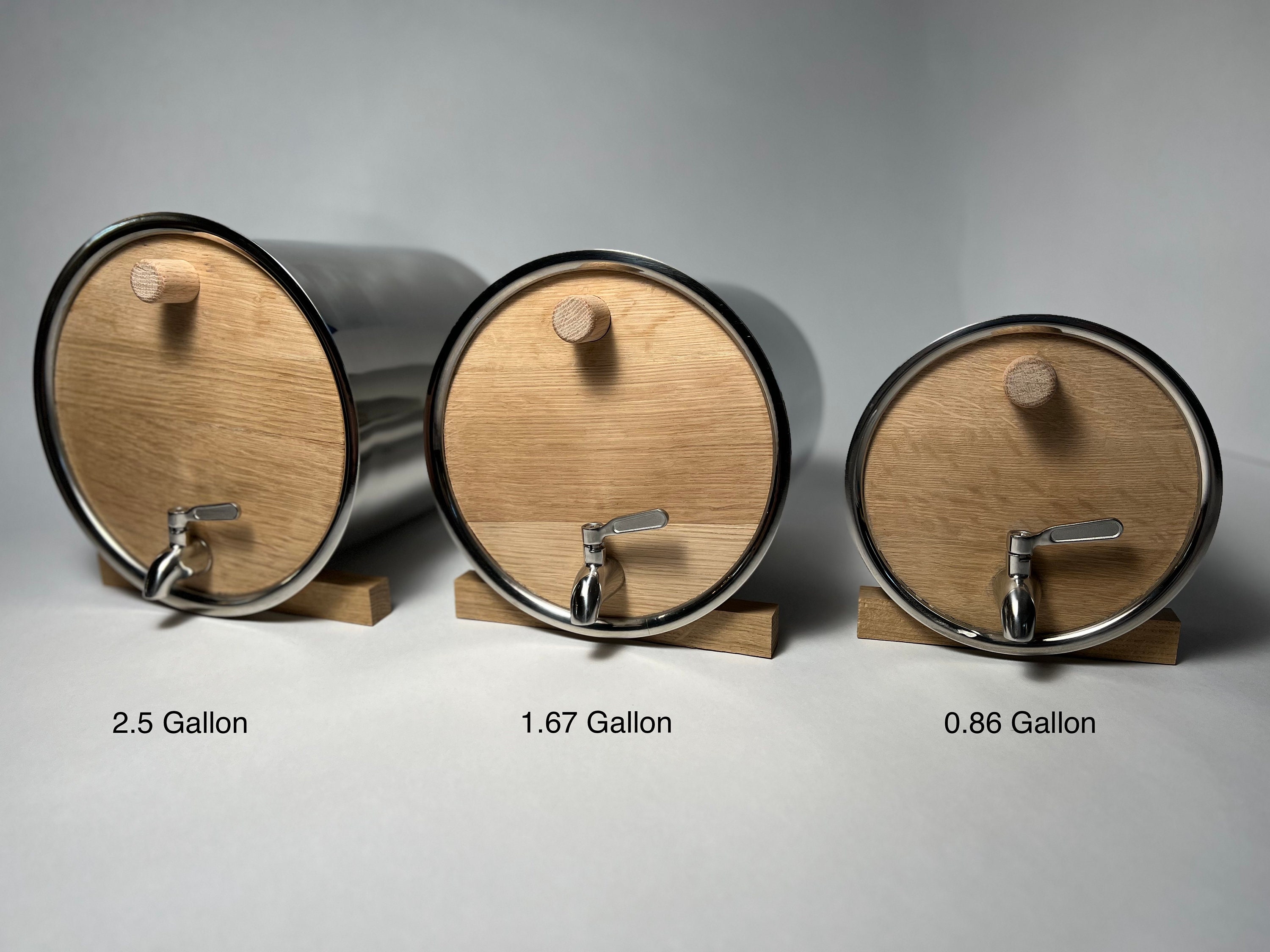 American White Oak Barrel Stand Etsy