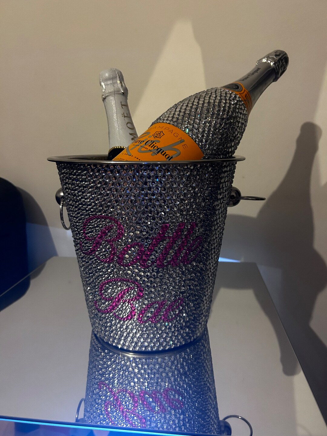 Rhinestone Bling Ice Bucket Perfect for Parties - Etsy