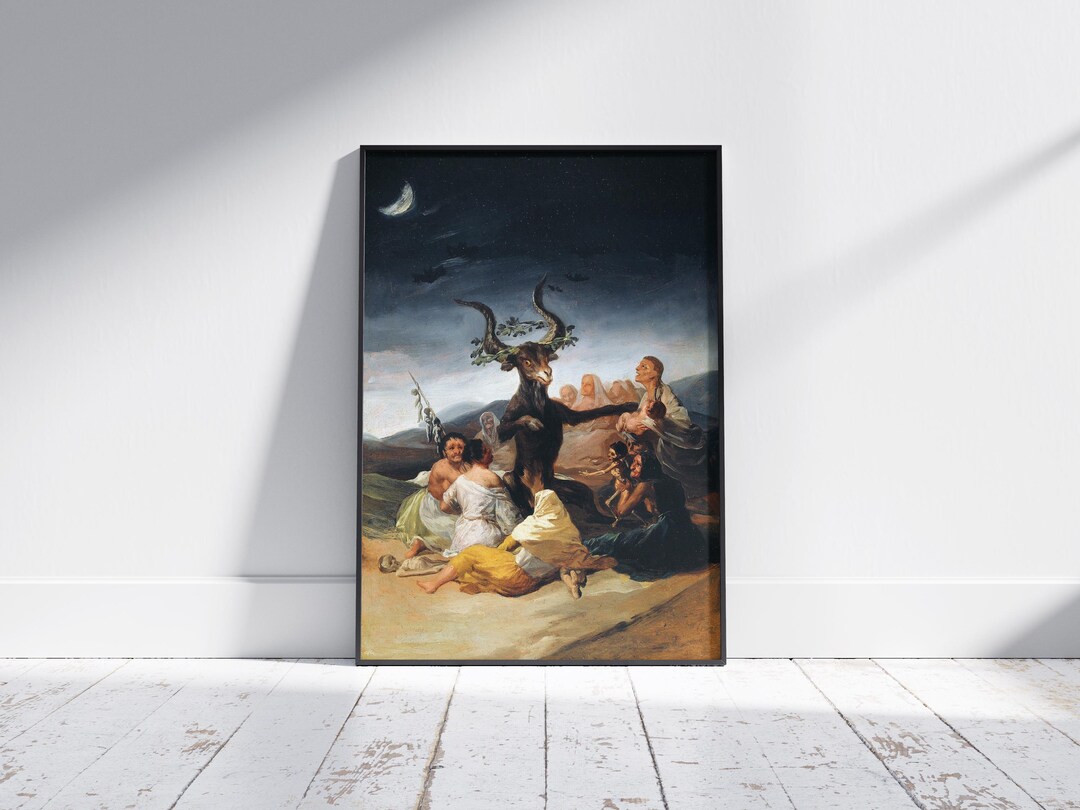 Witches Sabbath by Francisco De Goya - Witches Poster, Vintage Witch ...