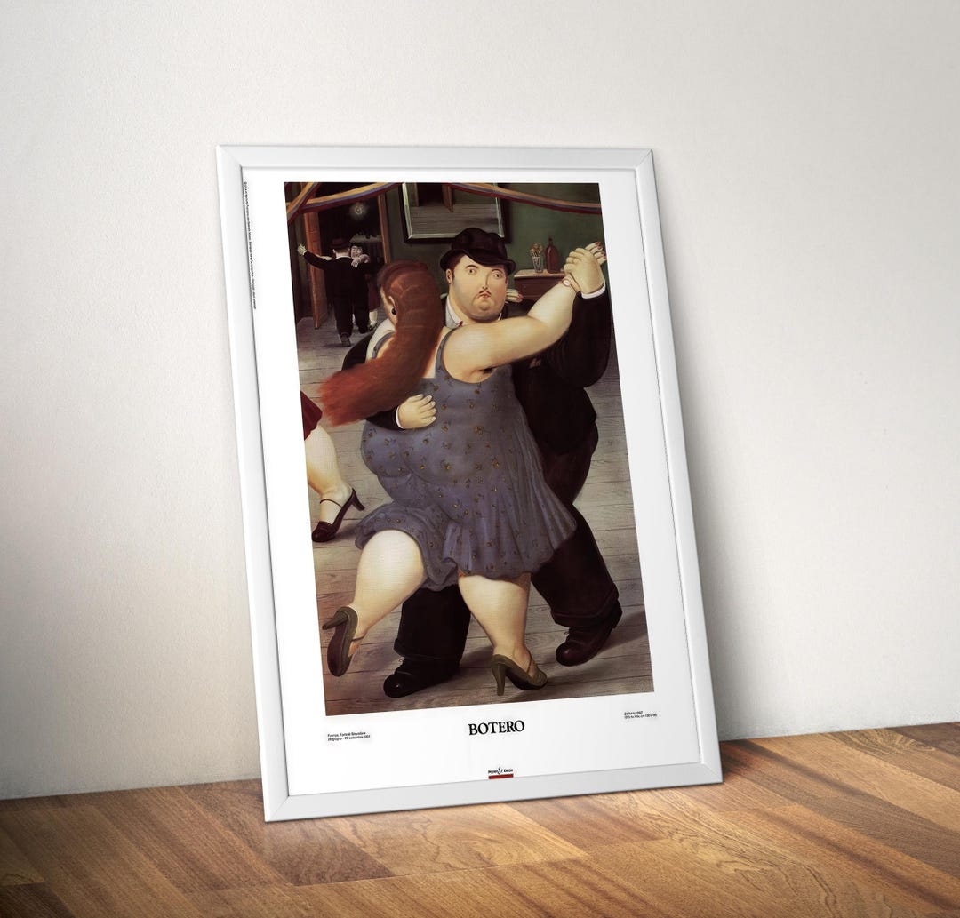 Fernando Botero Exhibition Poster the Dancers Fine Art Print, Modern ...