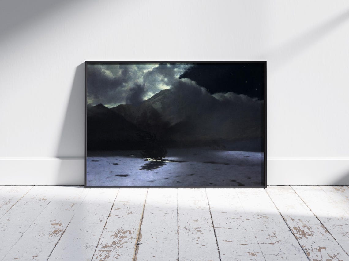 HQ Print - Foehn Wind (wiatr Halny) by Stanisław Witkiewicz - Mountain ...