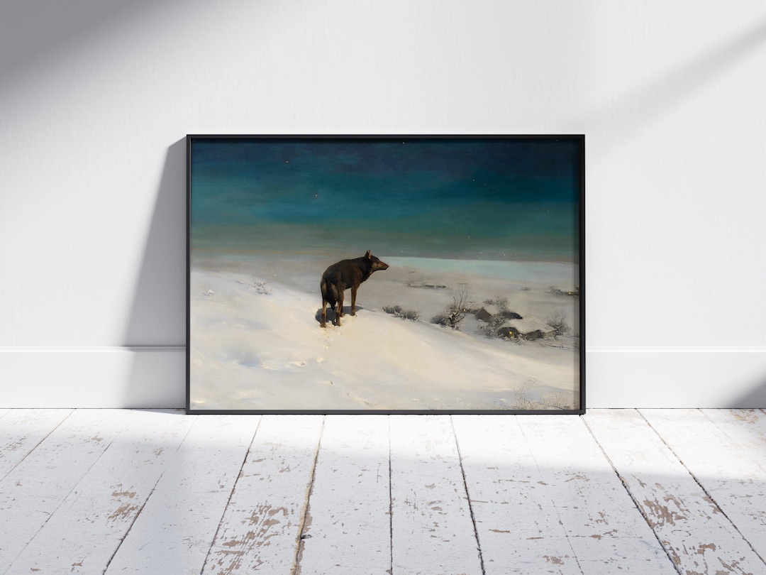 Wolf Print - Lone Wolf in Winter - Artur Wierusz Kowalski - Wolf Wall ...