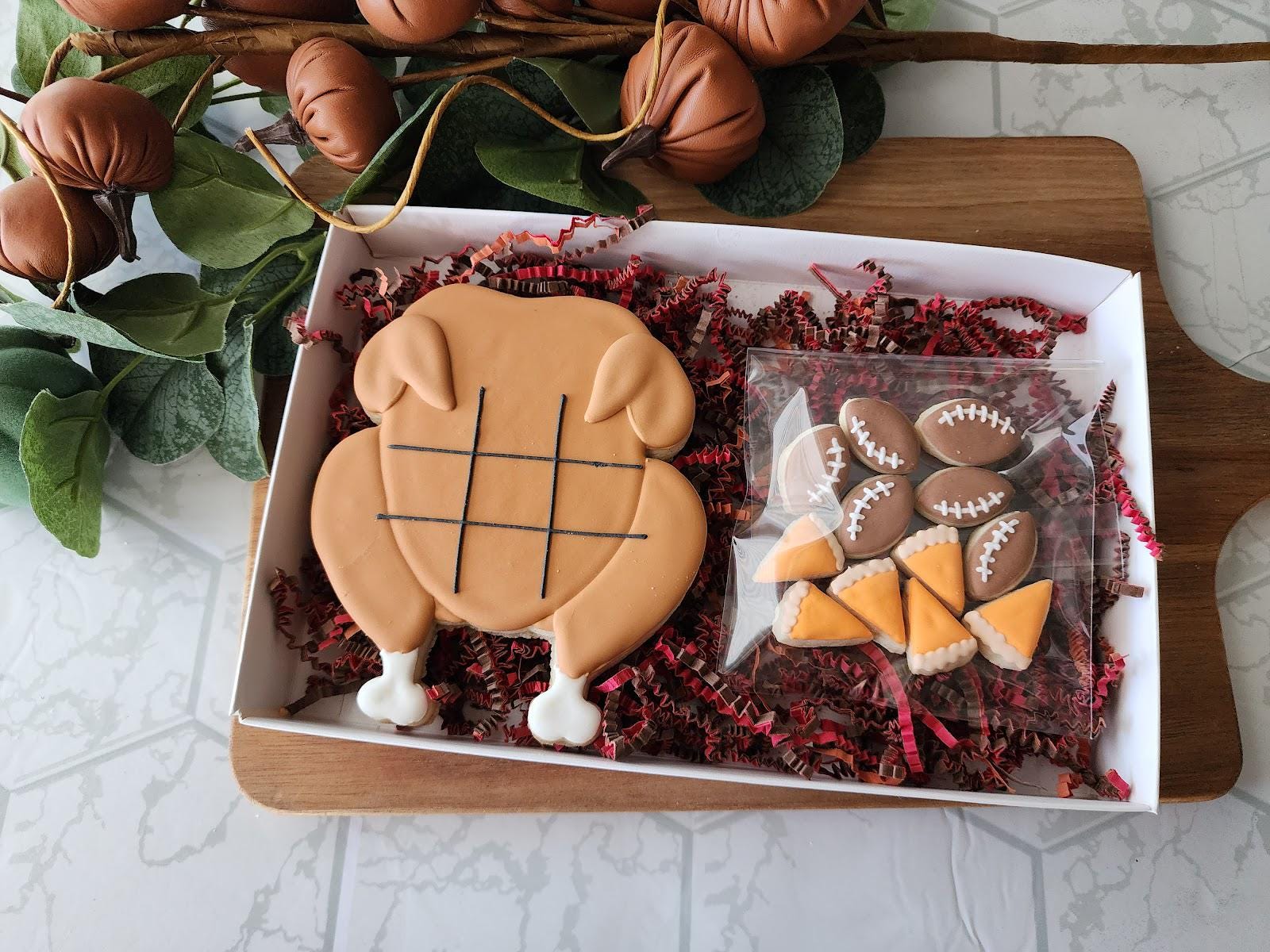 Thanksgiving COOKIE CUTTER Tic Tac Toe Set: Turkey Game Board & Holiday ...