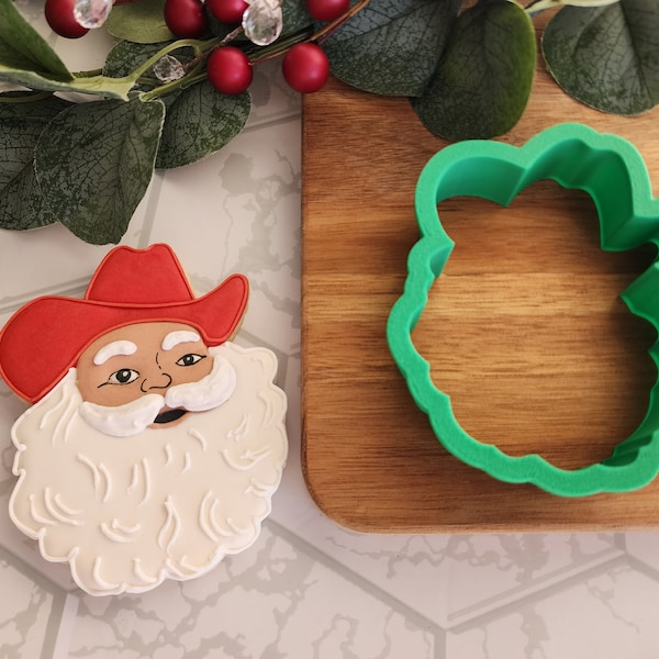 Santa Cookie Cutter - Etsy
