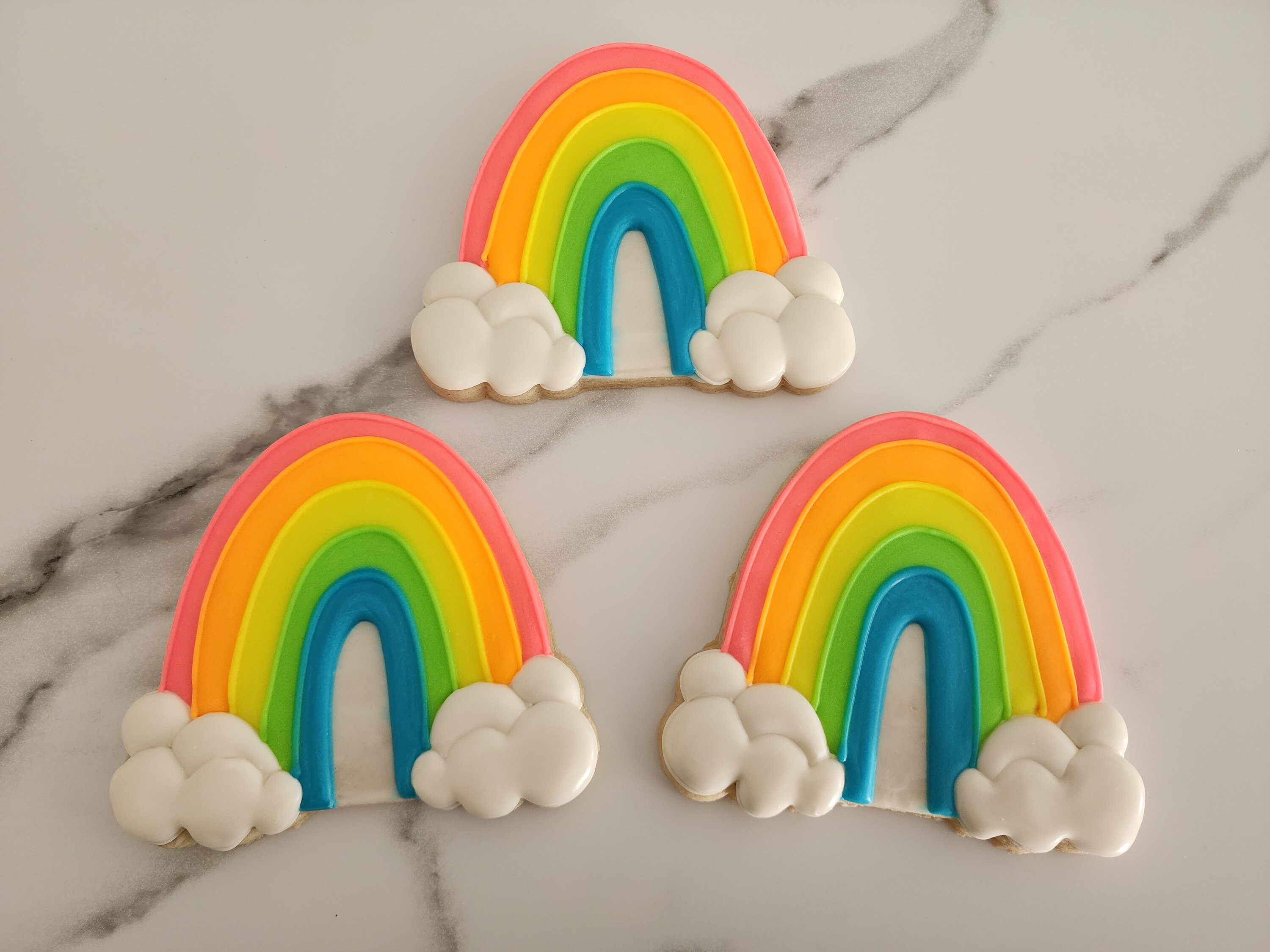 Rainbow Cloud Cookie Cutter Rainbow With Clouds Cookie Cutter Rainbow ...