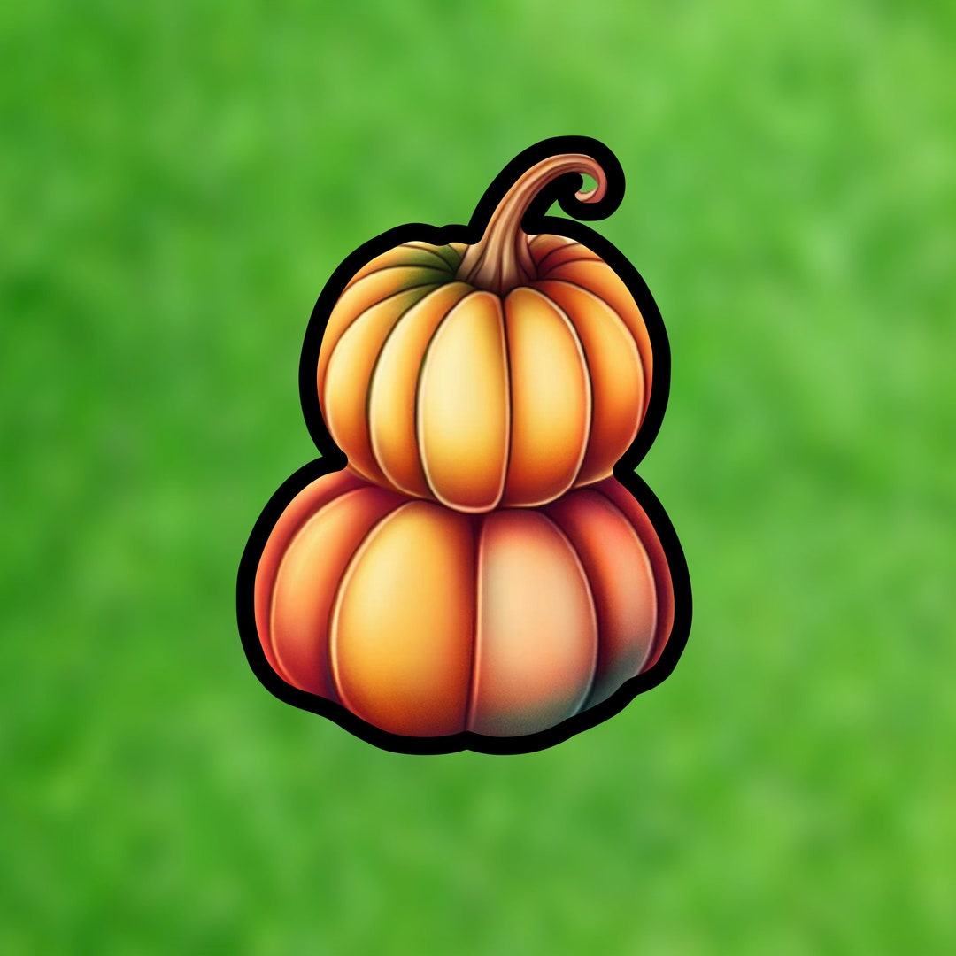 Stacked Pumpkins Cookie Cutter - Double Pumpkin Cookie Cutter - Fondant ...