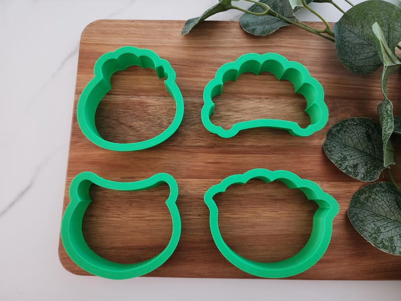 Kawaii Dumpling Cookie Cutter Set: Gyoza, Dim Sum, Pot Sticker (4pc) - Etsy