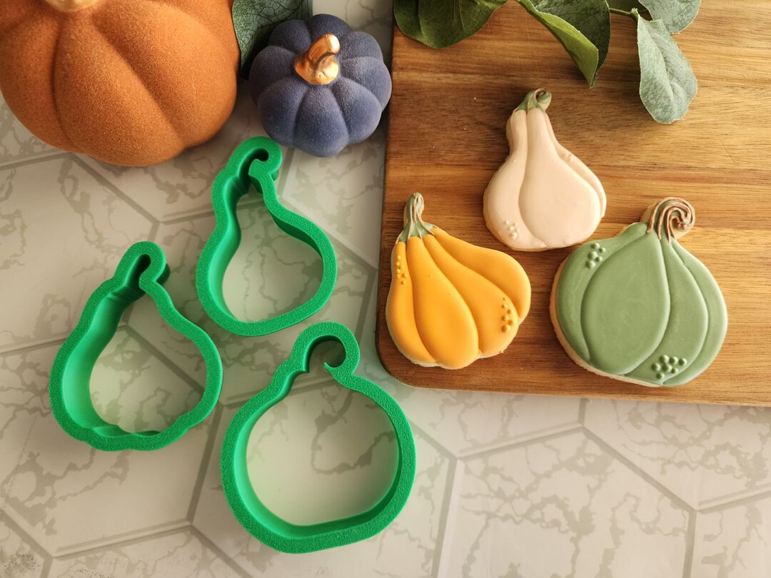 3pc Gourd Cookie Cutter Set: Thanksgiving Fall Holiday Baking - Etsy