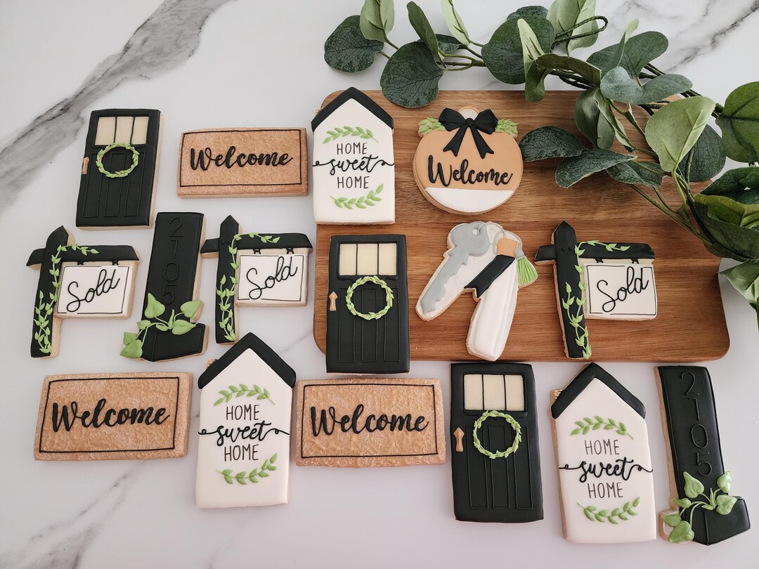 Realtor Cookie Cutter Set: Home Sweet Home, New House - 6 Piece - Etsy