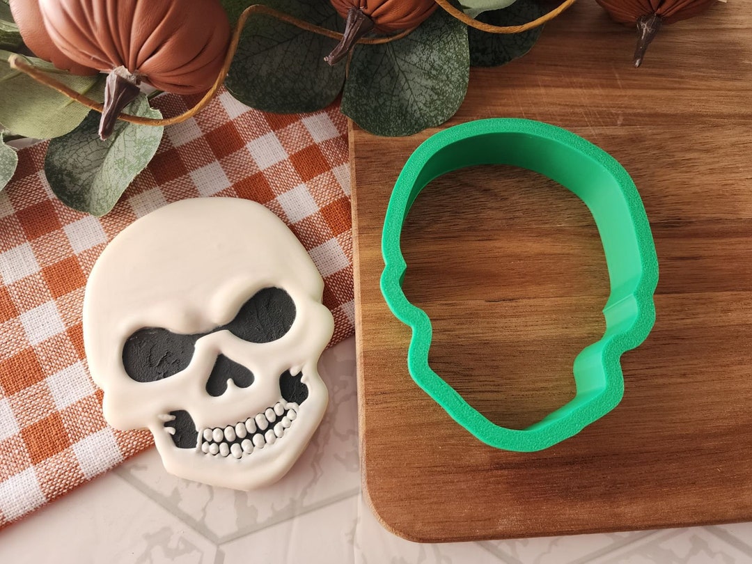 Skull Cookie Cutter: Spooky Halloween Fall Scary - Etsy