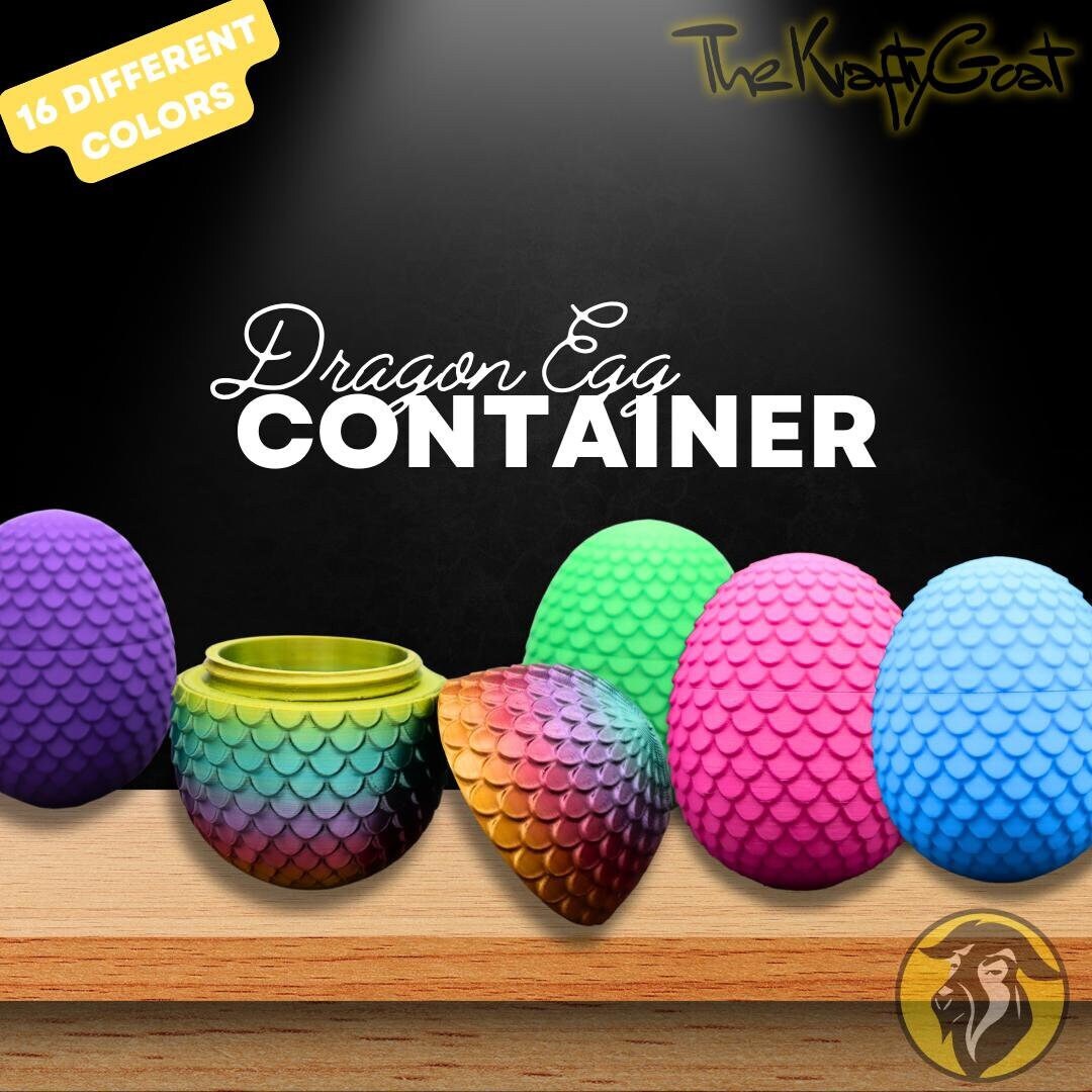 Threaded Dragon Scale Stash Jar, Dragon Egg, Threaded Container, Easter Decorations, Desk Decor ...