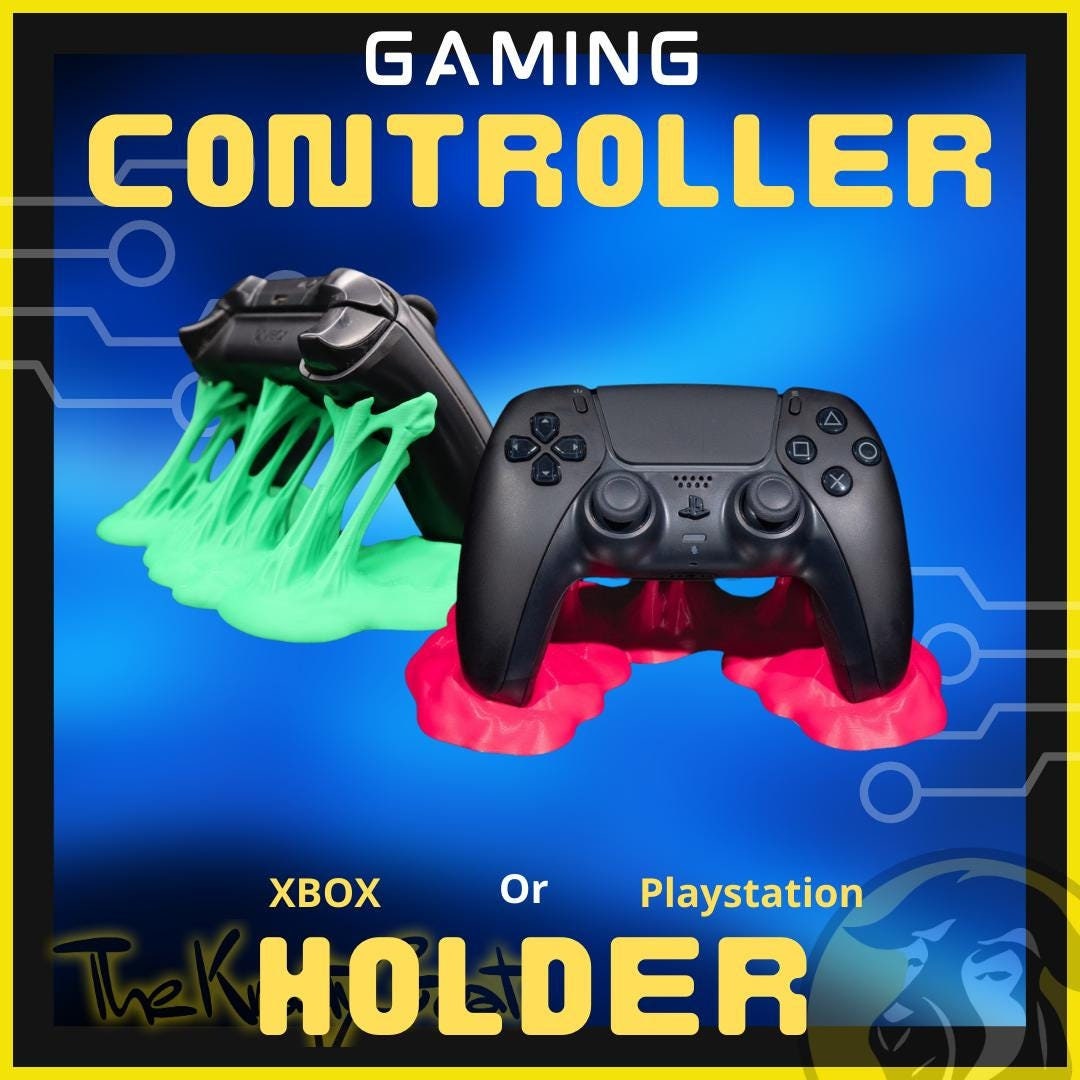 Sticky Gaming Controller Holder, Playstation Controller Stand, XBOX ...