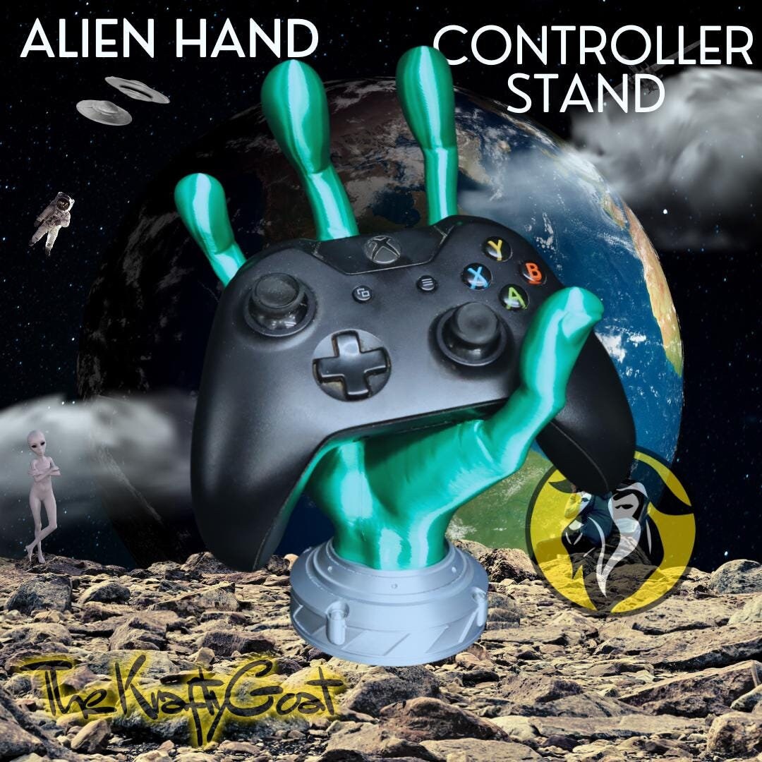 Alien Hand Controller Stand, Playstation or Xbox Controller Display ...