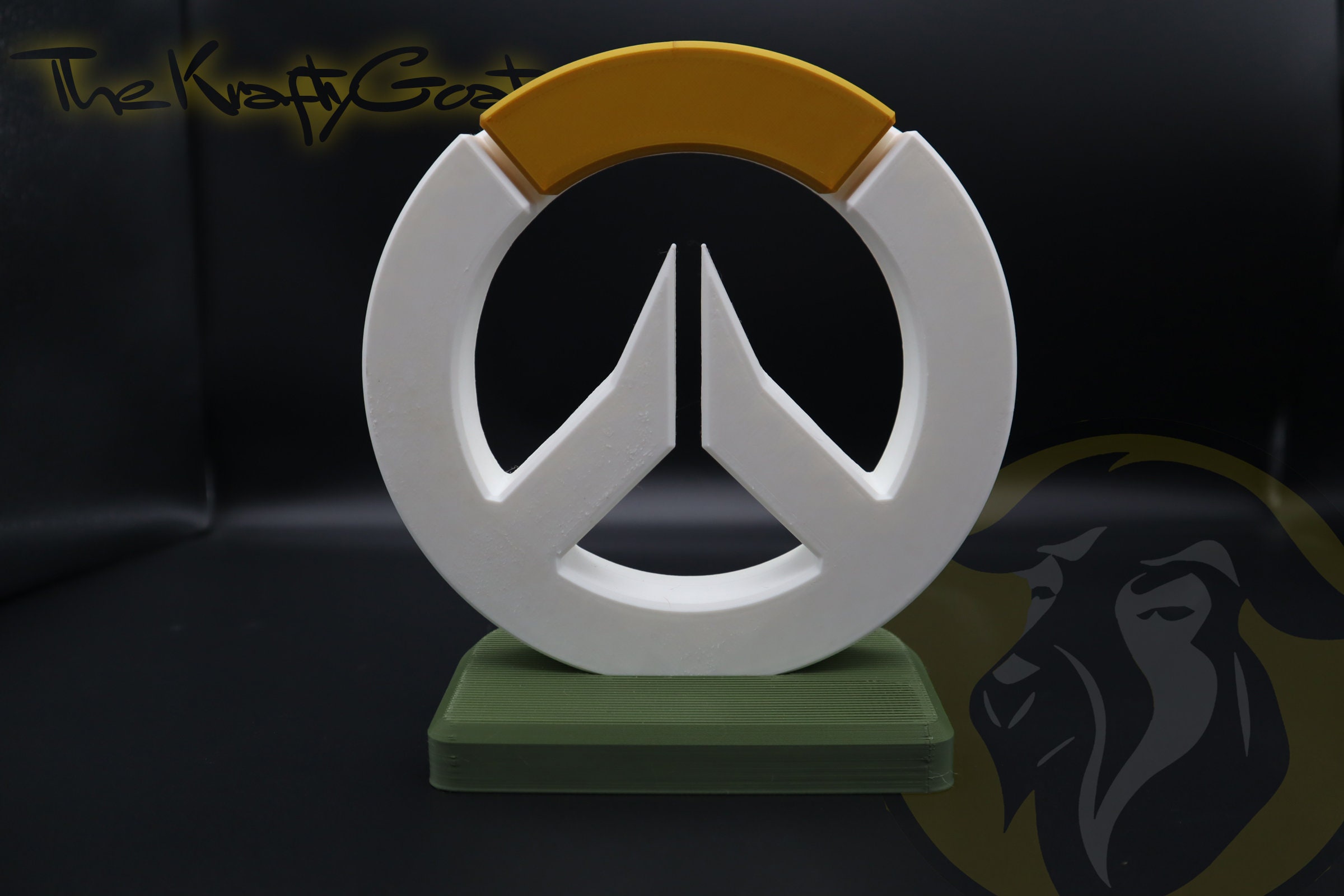 Overwatch Game Logo Desk Decoration Sign Fan Art 3D Printed 7.5 X 6.5 X ...