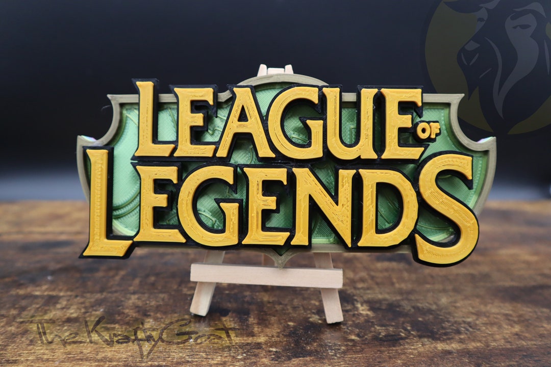 League of Legends Sign 3d Printed Fan Art Logo LOL Gaming Decoration - Etsy
