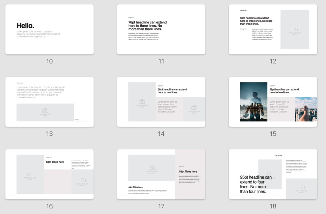 Creative Clean Modern Powerpoint Template - Etsy
