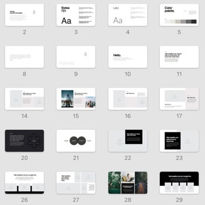 Creative Clean Modern Powerpoint Template - Etsy