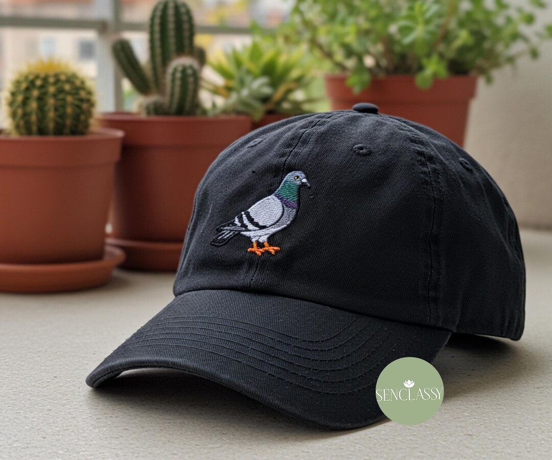 Pigeon Embroidered Hat, Funny Pigeon Baseball Cap, City Bird Dad Hat ...