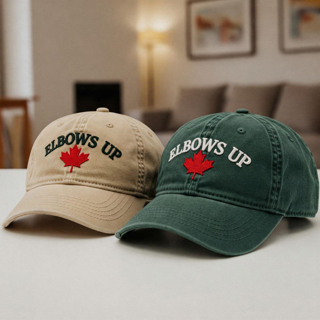 Elbows up Baseball Cap Canada Pride Hat Canadian Gift Idea Hat Maple ...