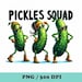 Pickles Squad Png,dill With It Png,skeleton Pickle Png,dill Pickle ...