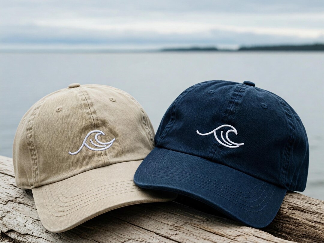 Wave Beach Embroidered Dad Cap, Ocean Hat for Women, Vintage Cap for ...