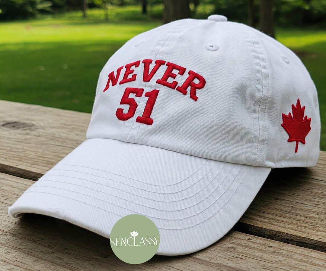 Elbows up Never 51 Baseball Cap Canada Pride Hat Canadian Gift Idea Hat ...