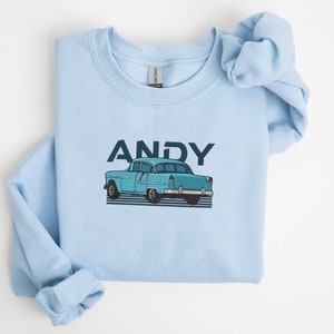 Custom Car Embroidered Sweatshirt, Car Photo Embroidered, Race Cars ...