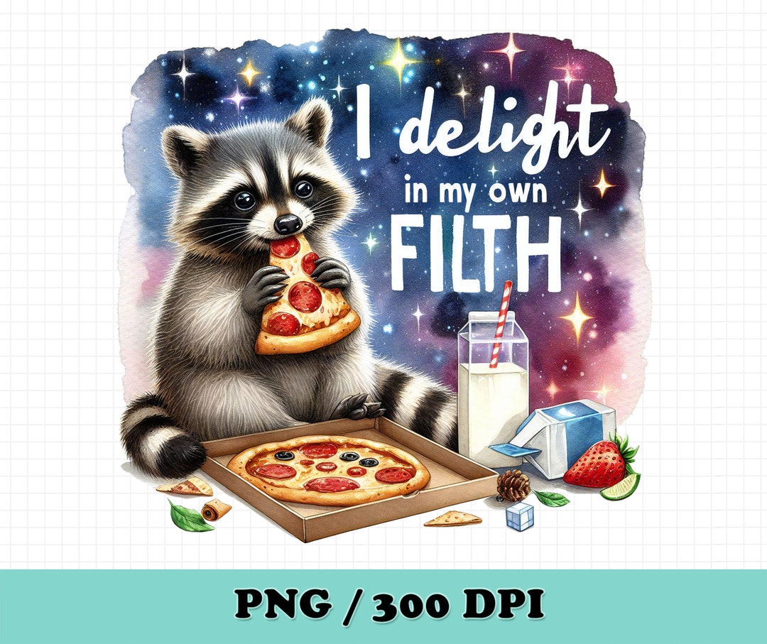 I Delight in My Own Filth PNG, Stay Trashy Png,trash for Life Png,funny ...
