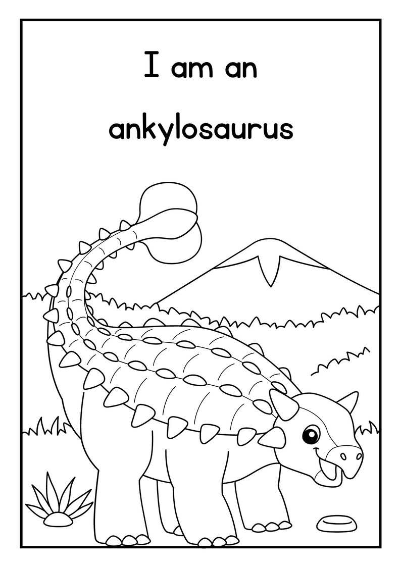 Dinosaurs Coloring Book for Kids: Fun and Educational Dinosaur Coloring ...