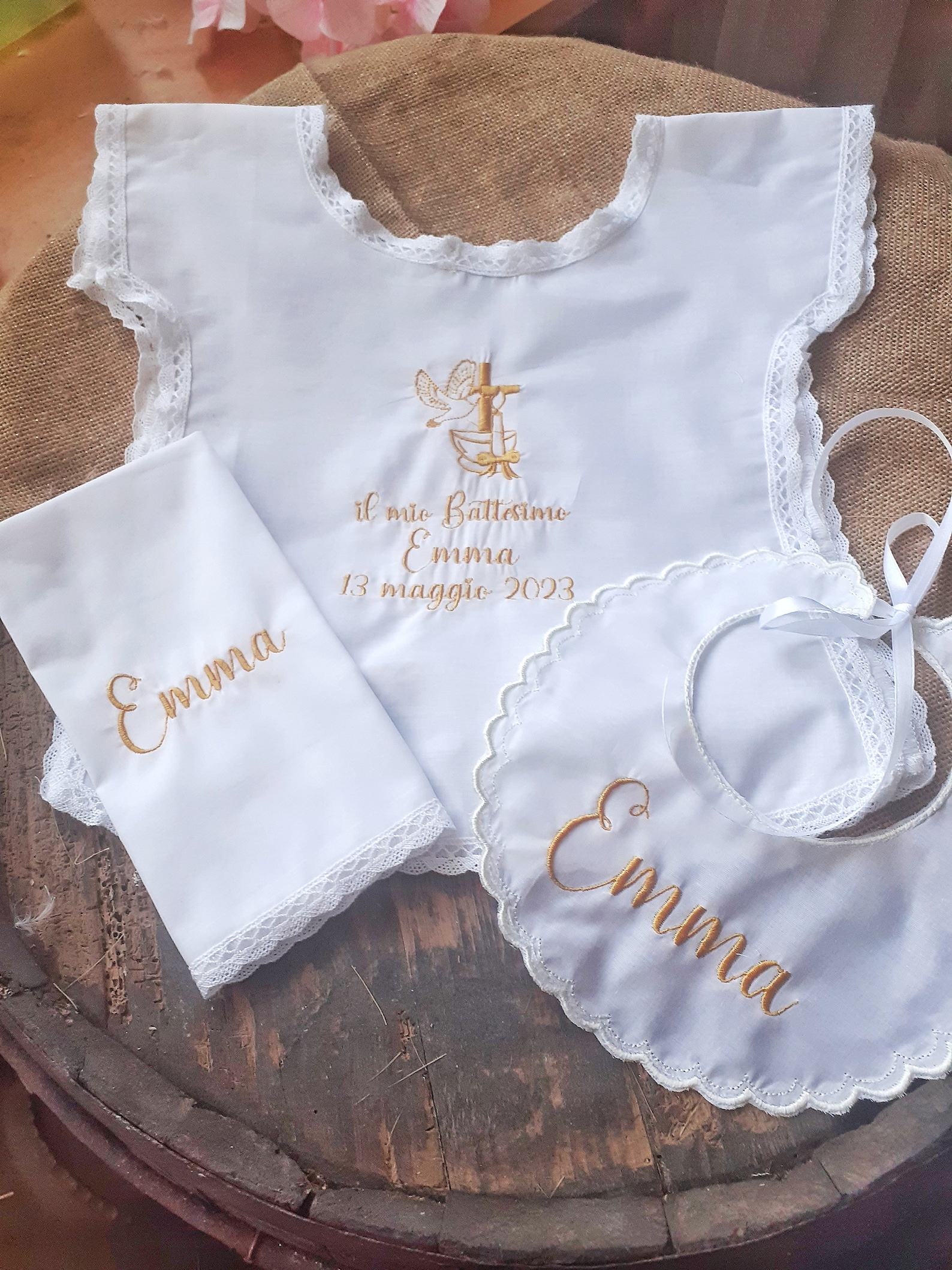 Baptismal Set Baby Baptism Set Baby Baptism Set Baptismal - Etsy