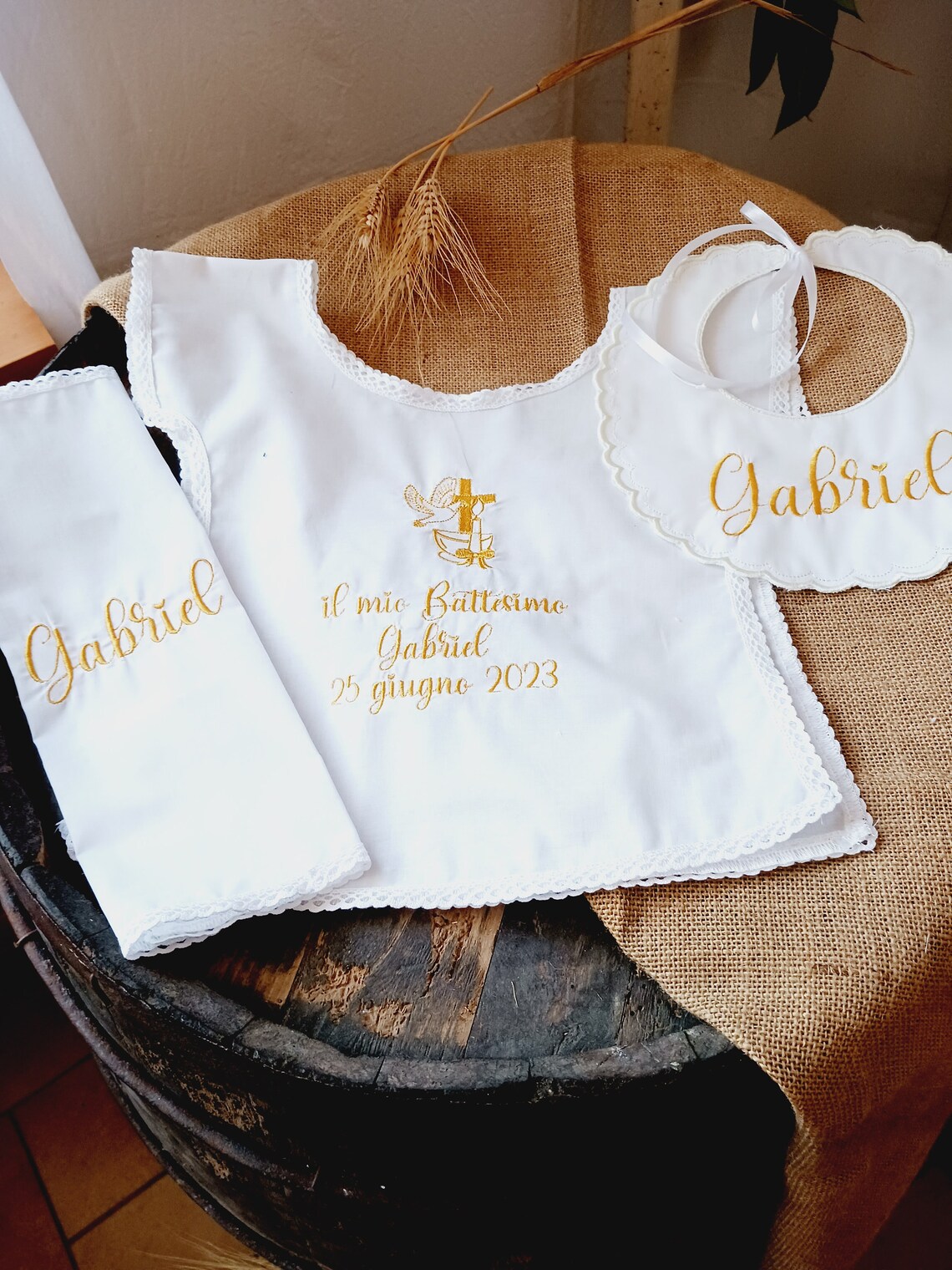 Baptismal Set Baby Baptism Set Baby Baptism Set Baptismal - Etsy