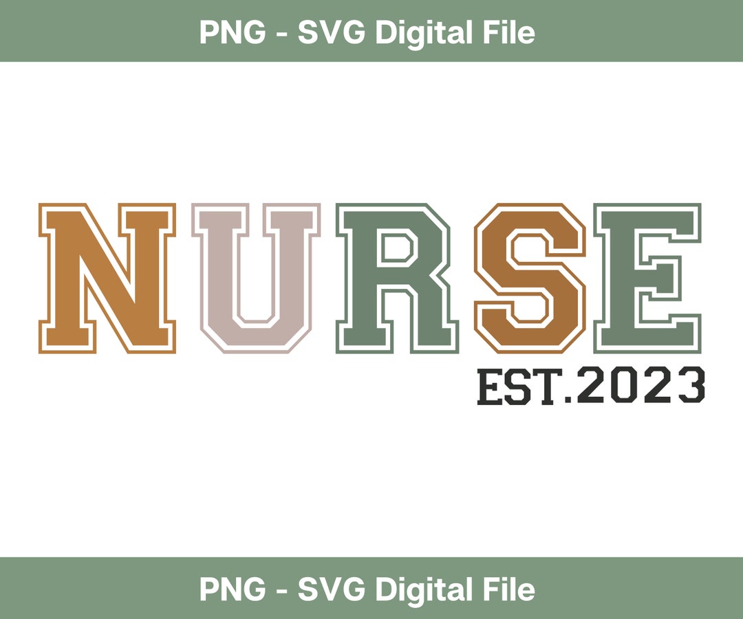 Nurse SVG Nursing Student PNG Instant Download Cricut Cut Files ...