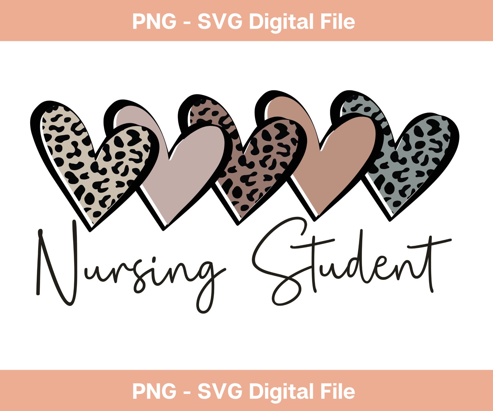 Nurse SVG Nursing Student PNG Instant Download Cricut Cut Files ...