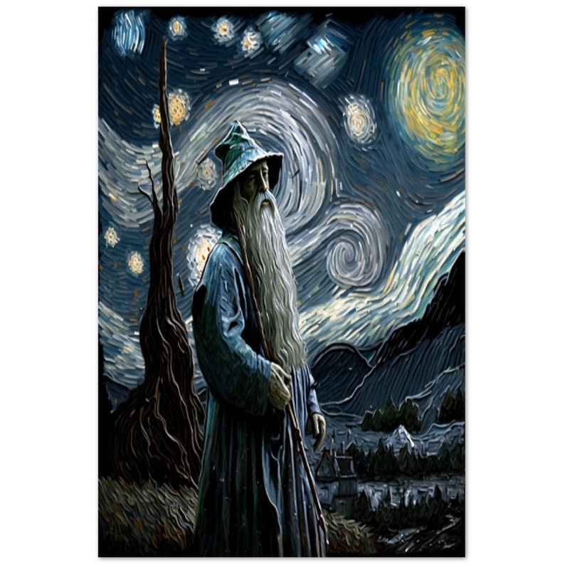 Gandalf the Grey Contemplating the Stars - Etsy