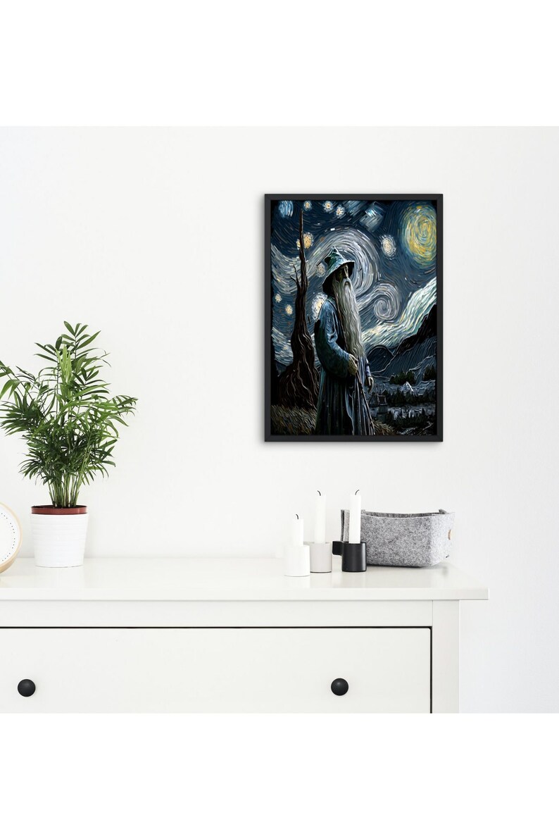 Gandalf the Grey Contemplating the Stars - Etsy