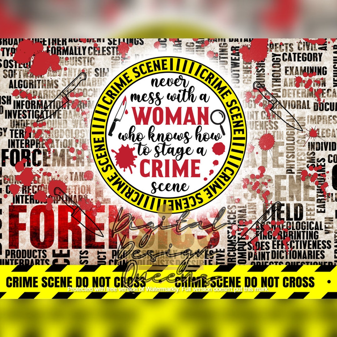 Women/stage a Crime Scene/true Crime/murder/faux Blood/digital Image ...