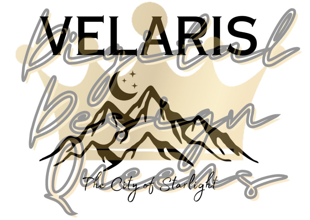 Velaris Svg/png/transparent/booktok/acotar/sublimation/cut File/classy ...