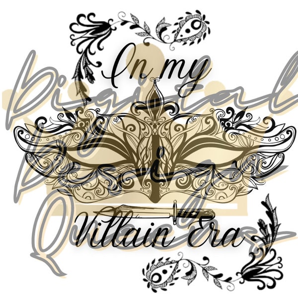 In My Villain Era Png - Etsy