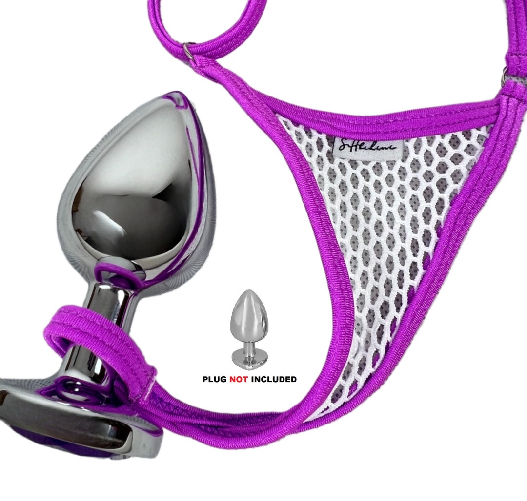 1038-3SS Shbikini, PLUG String, Extreme String, Thong, Panties, Fishnet, Uncensored, Plug-in ...