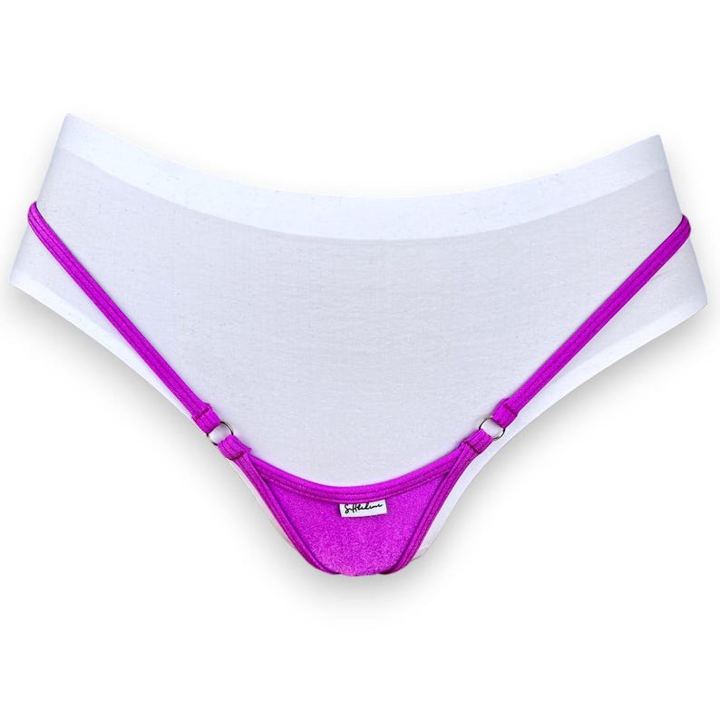 109-26 Spandex Micro Thong Bikini Bottom Shbikini, Extreme String ...
